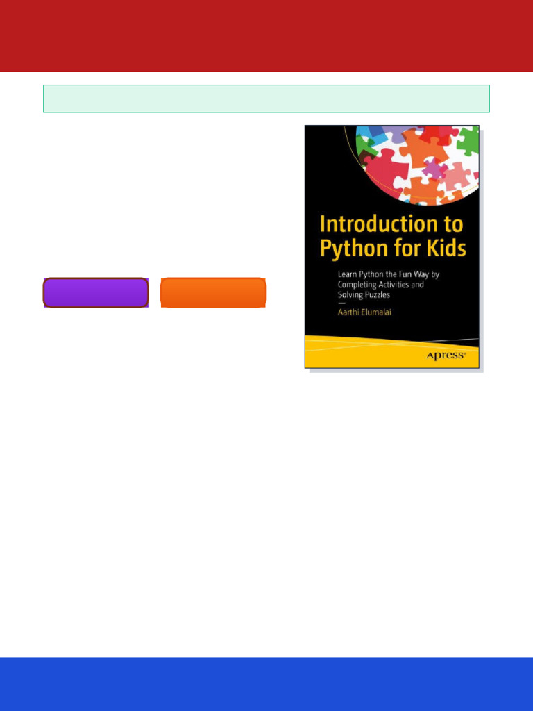 Introduction to Python for Kids: Learn Python the Fun Way by Completing Activities and Solving ...