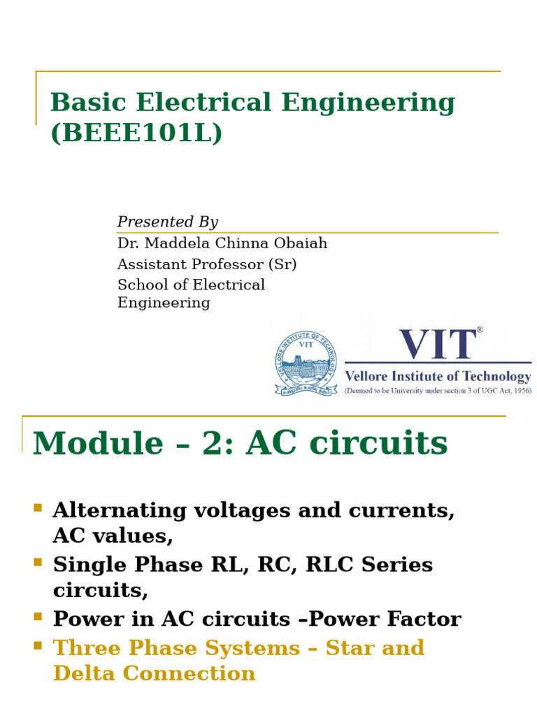 AC Circuits III | PDF
