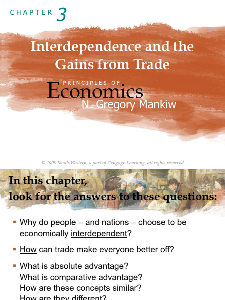 Gains from Trade and Economic Interdependence | PDF | Comparative ...