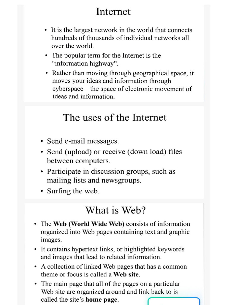 ICT Course PDF | PDF