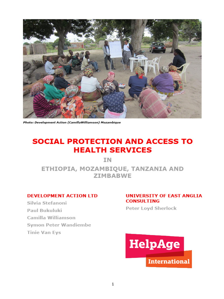 Social Protection and Access To Health Services in Ethiopia Mozambique ...