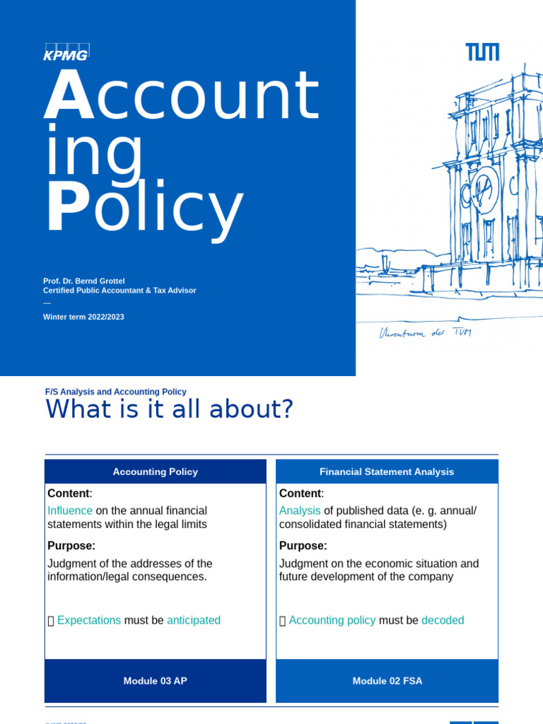 Accounting Policy and Financial Analysis | PDF | Equity (Finance ...