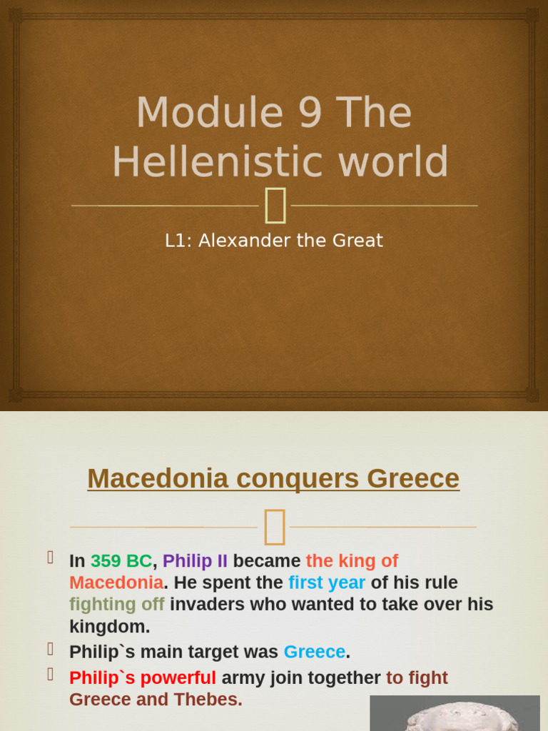 Hellenistic World: Alexander's Empire | PDF | Alexander The Great ...