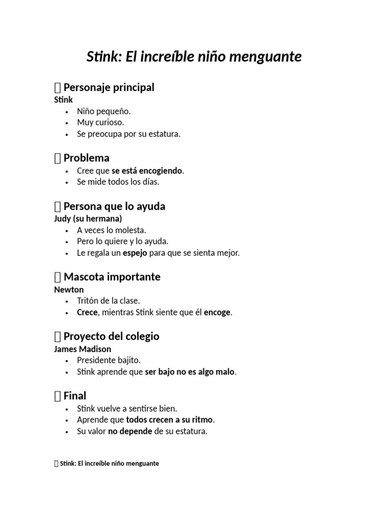 Stink | PDF