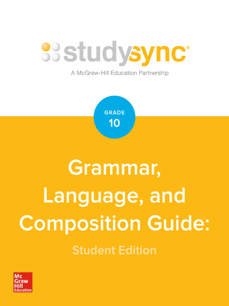Grammar Booklet - G10 | PDF | Subject (Grammar) | Verb