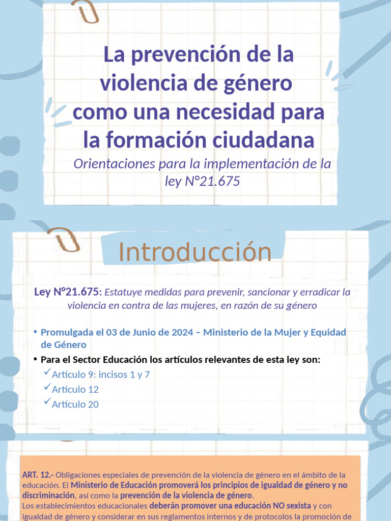 Prevención Violencia de Género | PDF | Igualdad de género | Estudios de ...