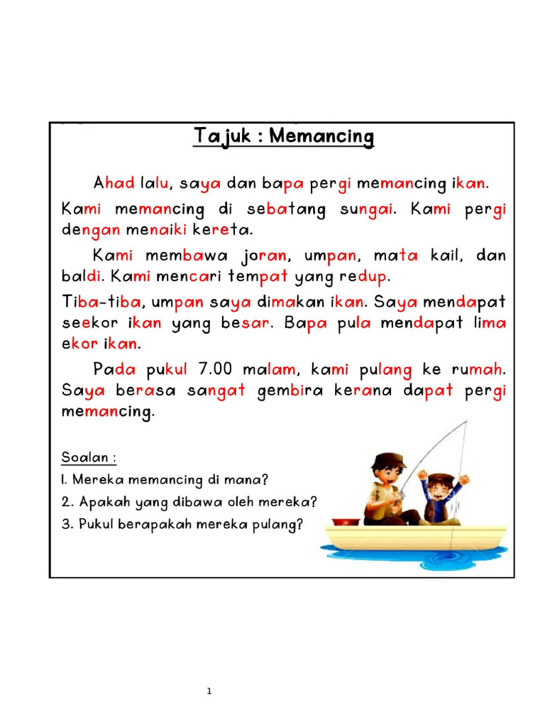 Modul Bacaan Tahun 3 | PDF