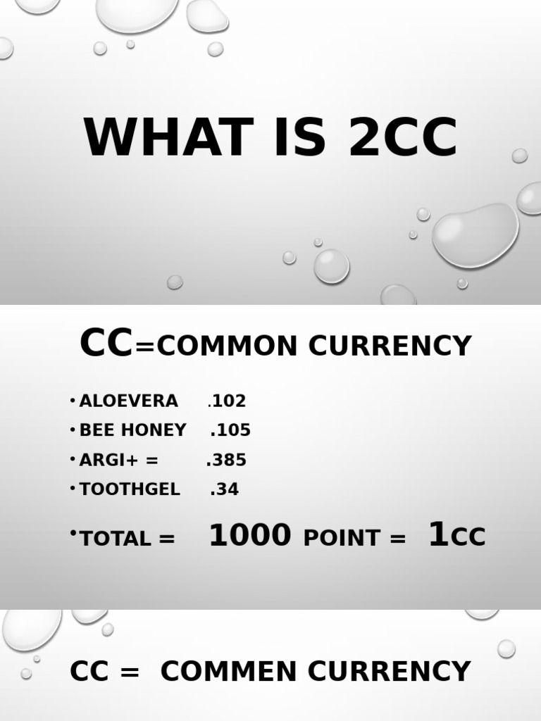 What Is 2cc | PDF