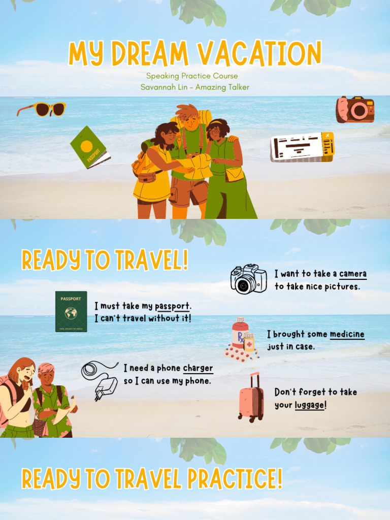 Travel Vocabulary and Practice Guide | PDF