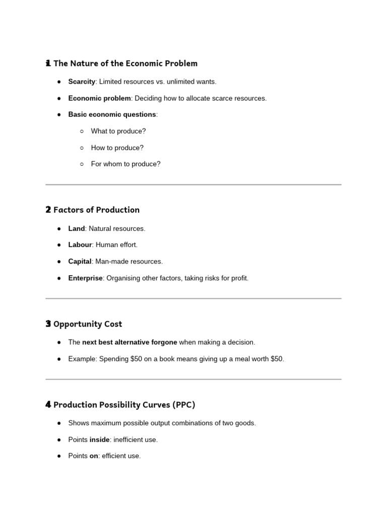 Economics Revision Pack | PDF | Demand | Elasticity (Economics)