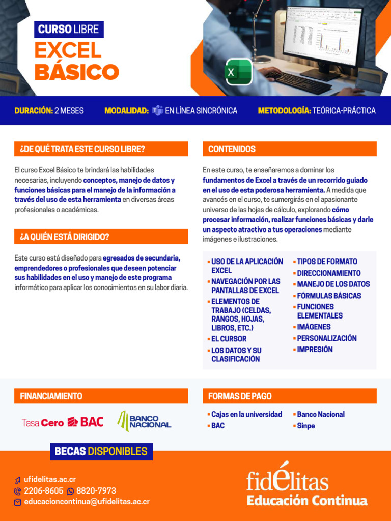 EDC Flyer Excel Basico Compressed | PDF | Microsoft Excel | Informática