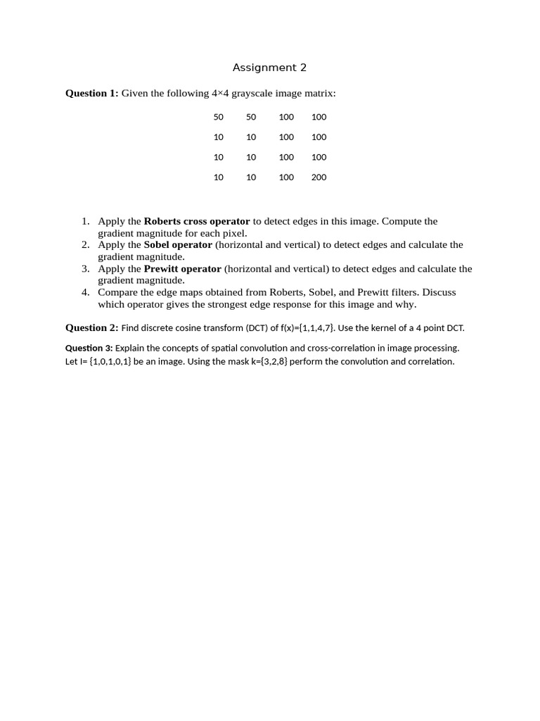 Assignment (DIP) | PDF