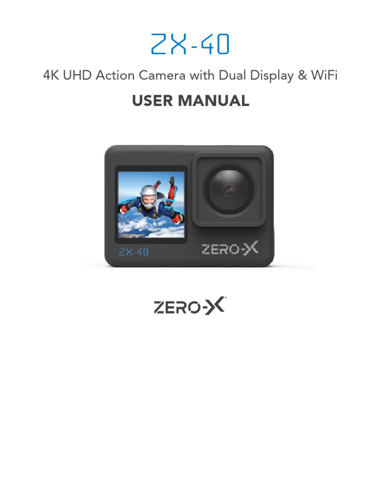 ZX 40 Manual | PDF | Battery Charger | Exposure (Photography)