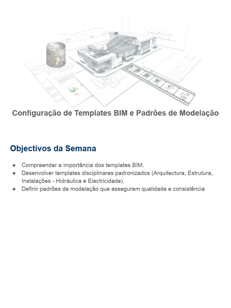Templates BIM e Padrões de Modelação | PDF | BIM | Autodesk Revit