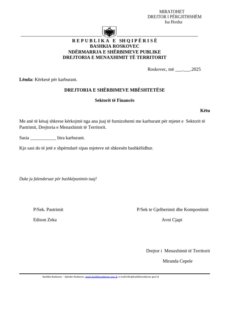 NEW - Pastrimi Kerkese Per Magazinen | PDF