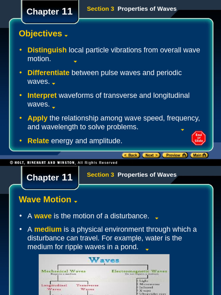 Understanding Wave Motion and Properties | PDF | Waves | Frequency