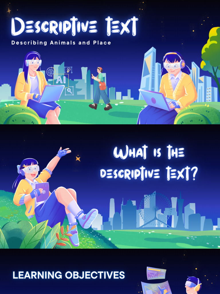Descriptive Text PPT (X) | PDF