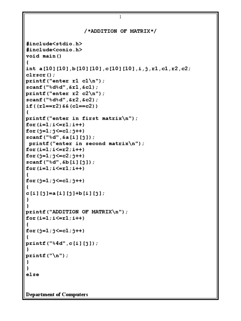 RAghaVA C Programs | PDF | Computer Libraries | Computer Science