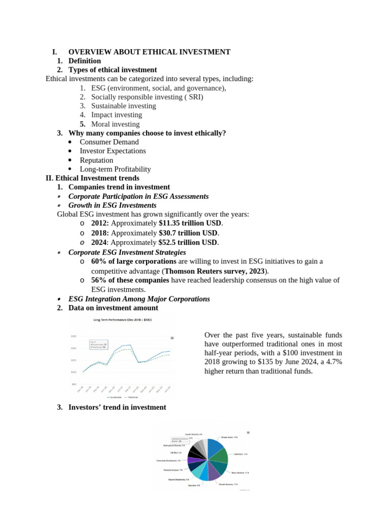 Ethical Investment | PDF | Investing | Sustainability
