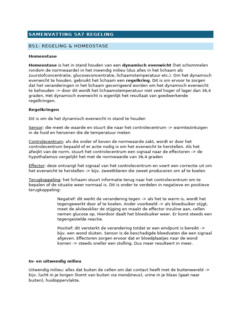 5a7 Regeling | PDF