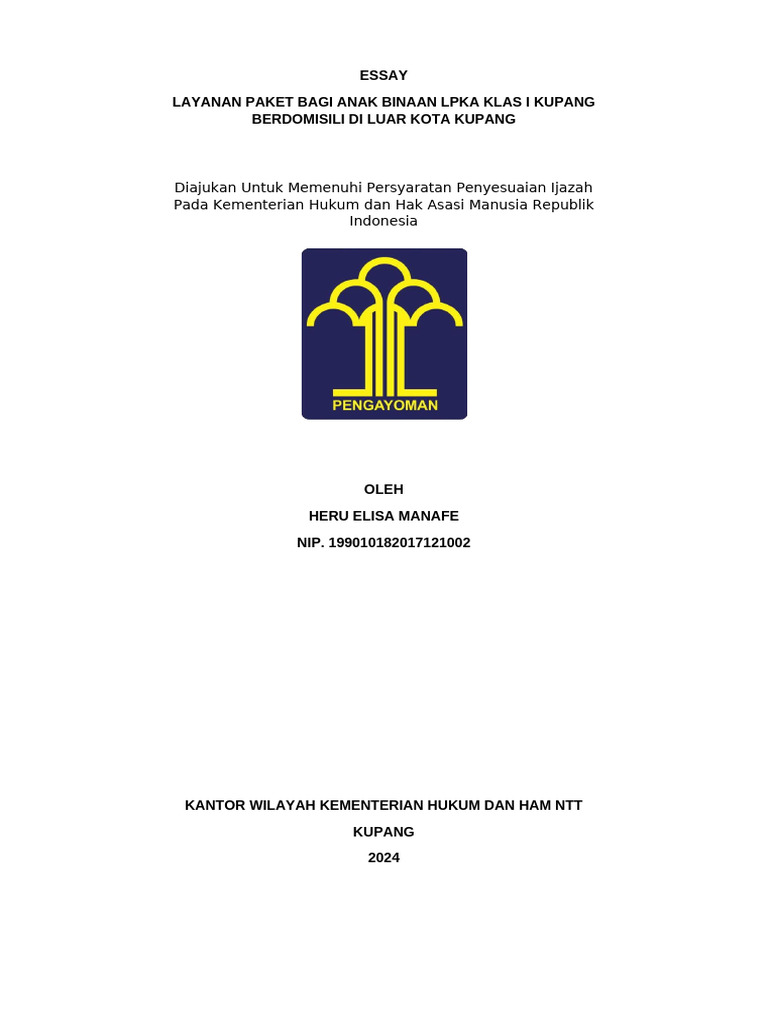 Makalah Heru E Manafe | PDF