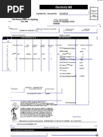 Kenya Power Utility Bill Template | PDF
