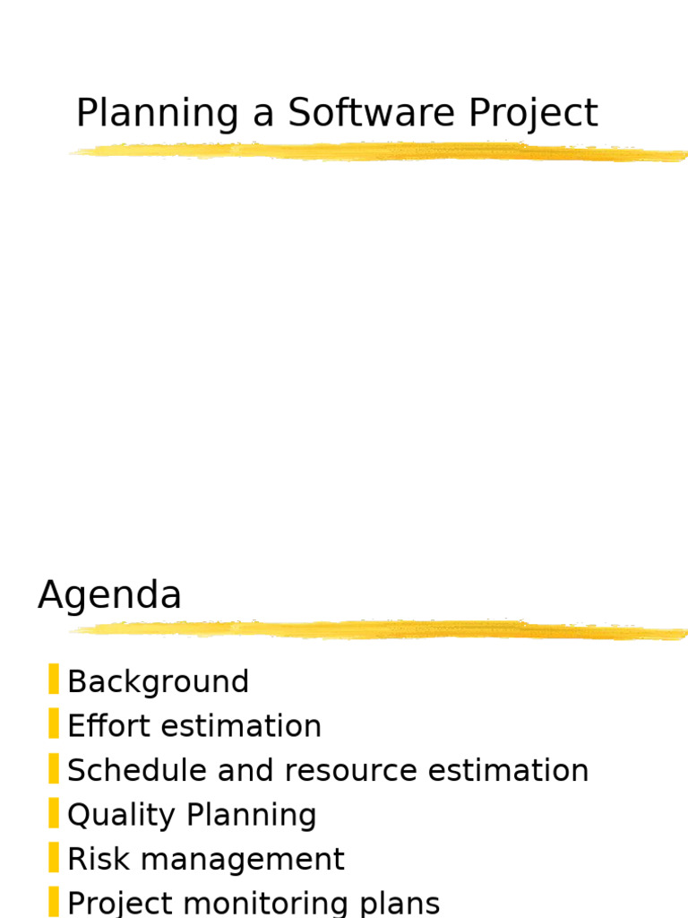Software Project Planning Essentials | PDF | Risk | Project Management