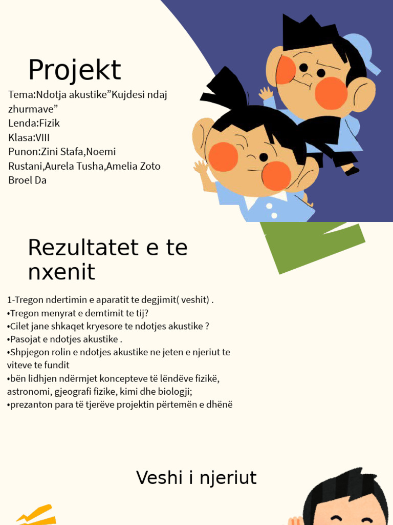 The Science of Sound Education Presentation in Flat Graphic Flat ...