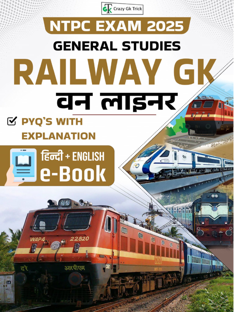 RAILWAY GK Part 1 | PDF | Railway Companies | Rail Transport