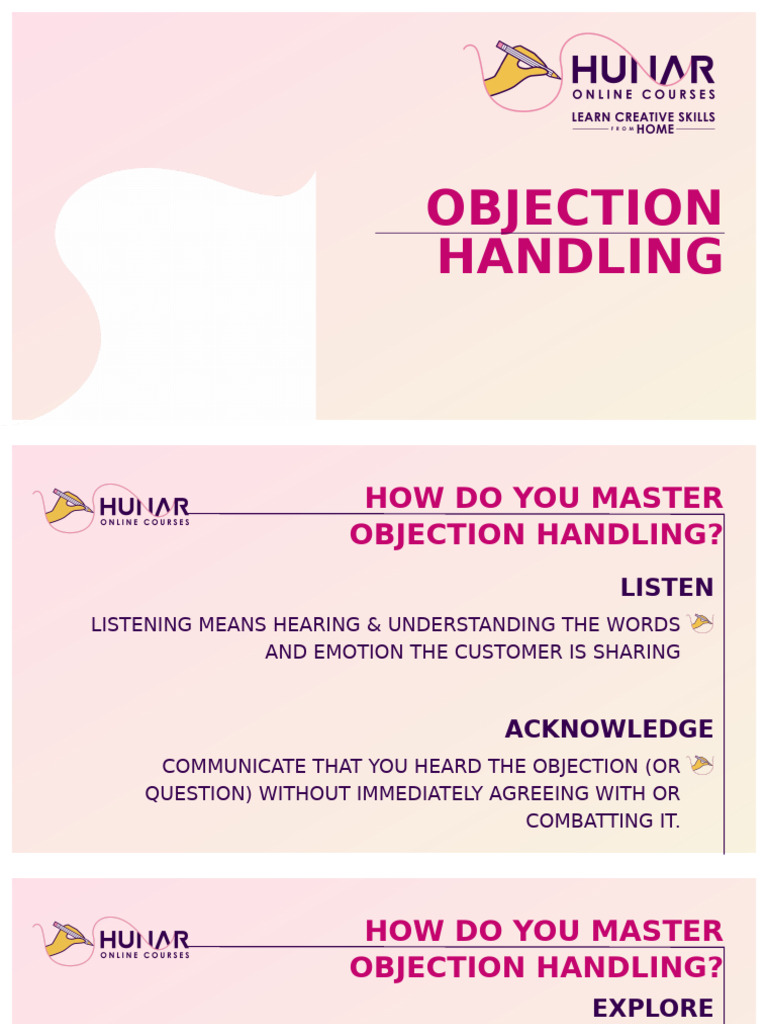 Mastering Objection Handling Techniques | PDF | Decision Making