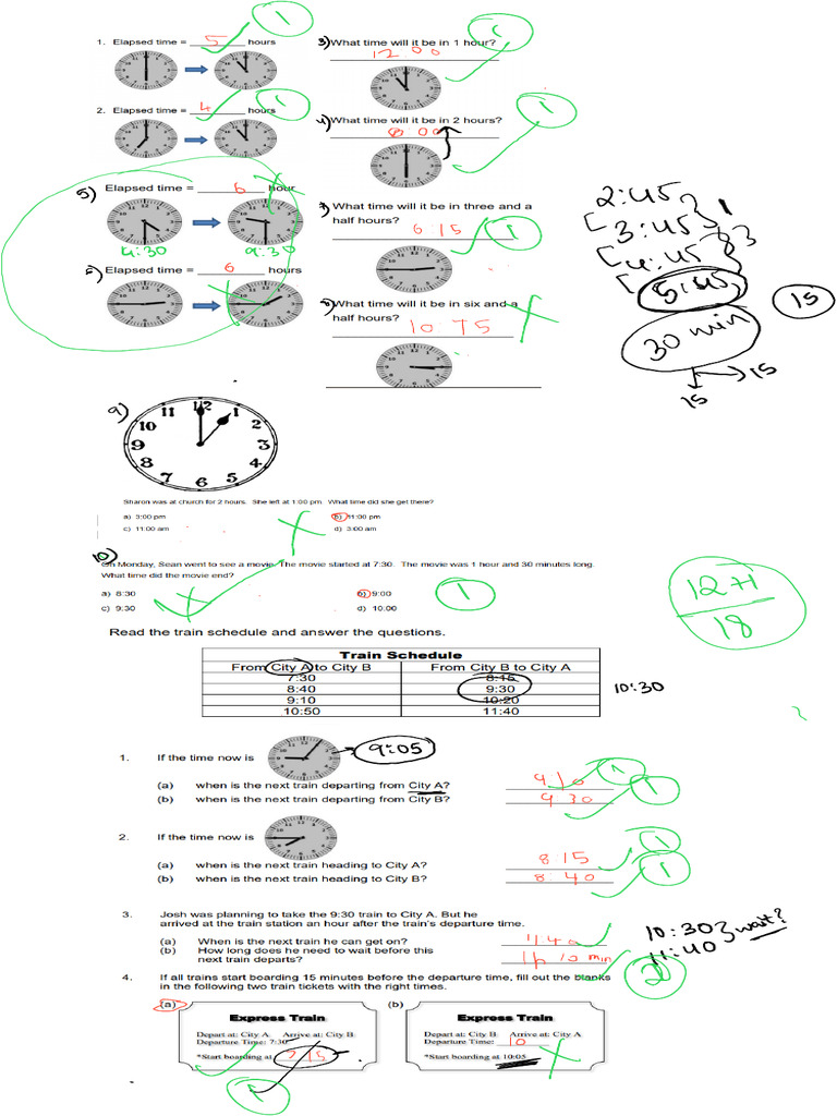 Srishti's Elapsed Time Test | PDF