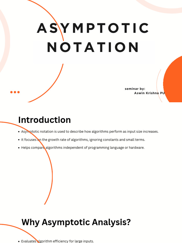 Understanding Asymptotic Notation | PDF