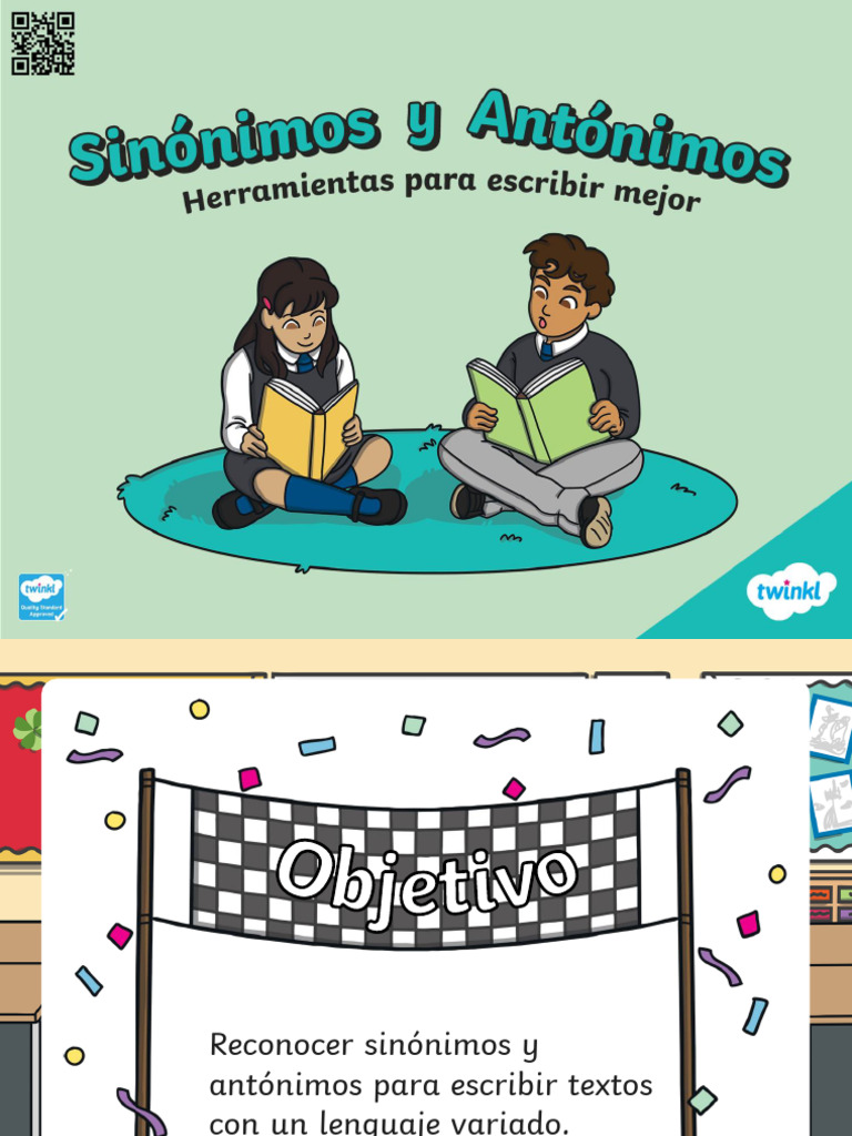 Powerpoint Sinonimos y Antonimos | PDF