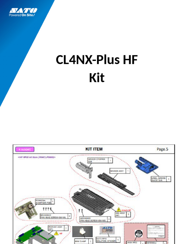 CL4NX Plus HF Kit Installation & Configuration | PDF