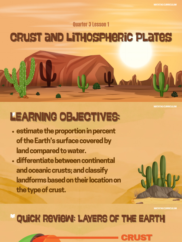 Earth’s Crust and Hemispheres Overview | PDF | Earth | Crust (Geology)