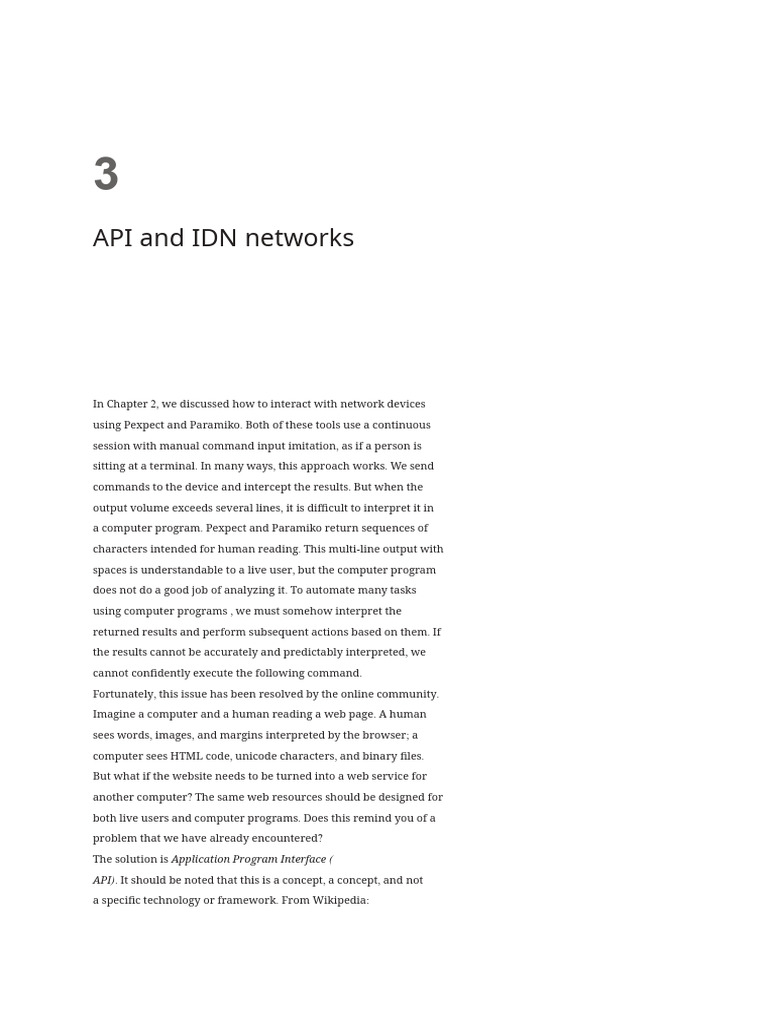 Understanding APIs in Networking | PDF | Computer Network | Command ...
