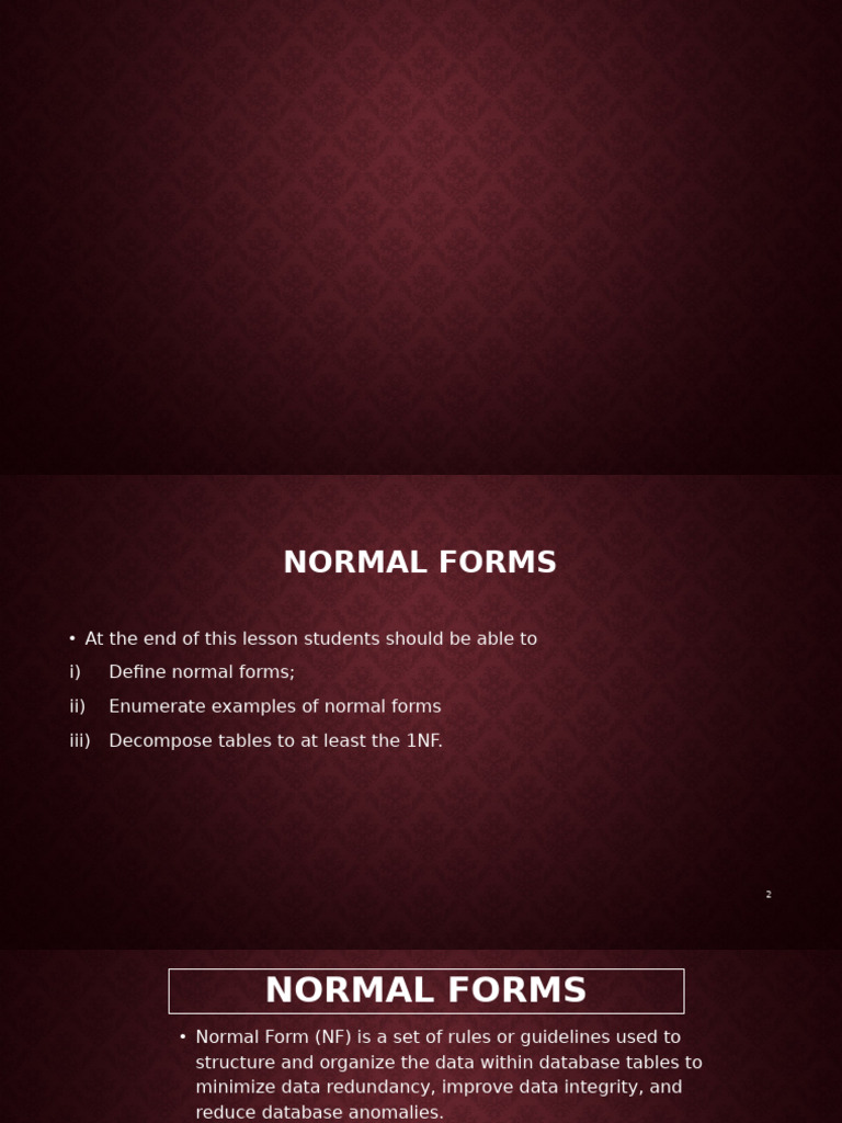 Handout Normal Forms DB Indexes | PDF | Database Index | Data ...