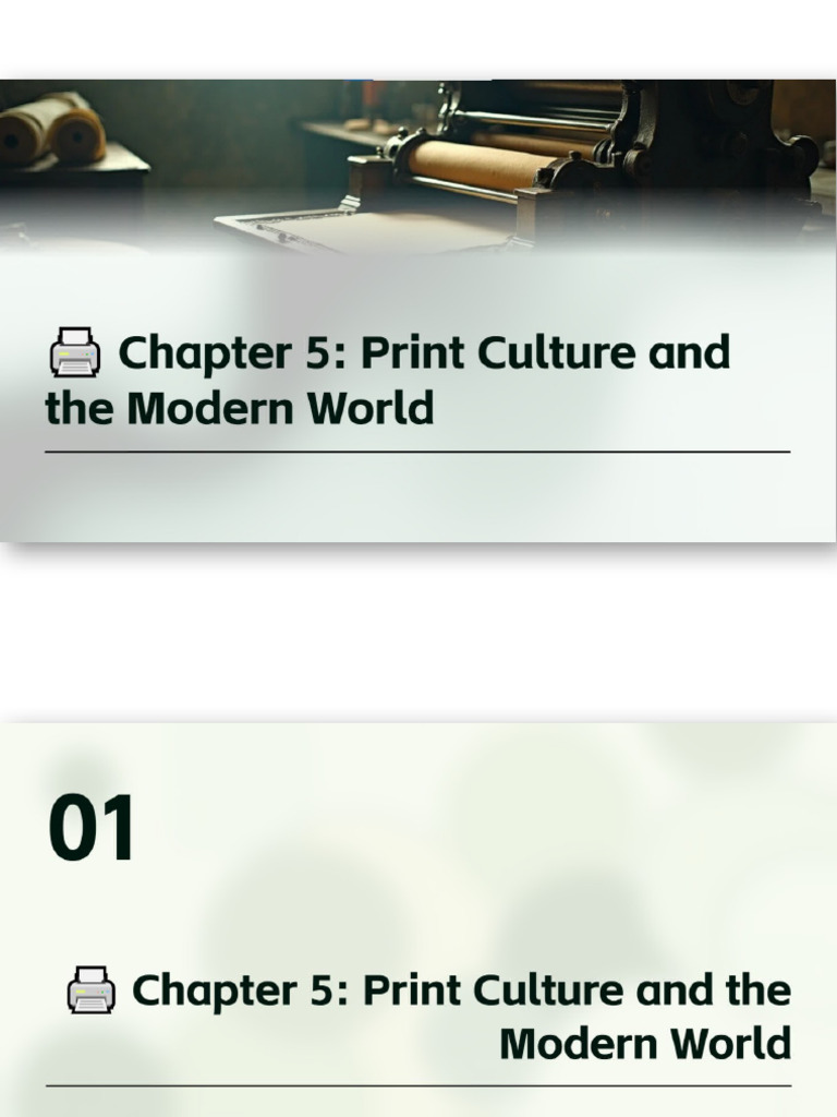 SST Print Culture | PDF