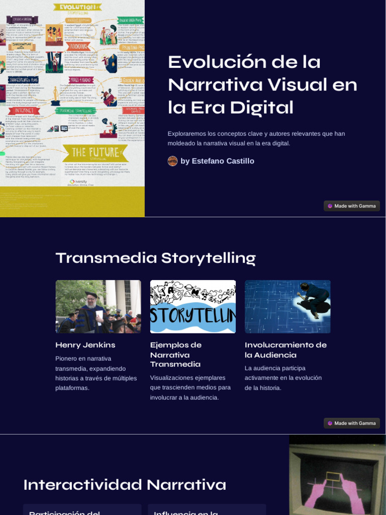 Evolución de la Narrativa Visual Digital | PDF | Comunicación humana
