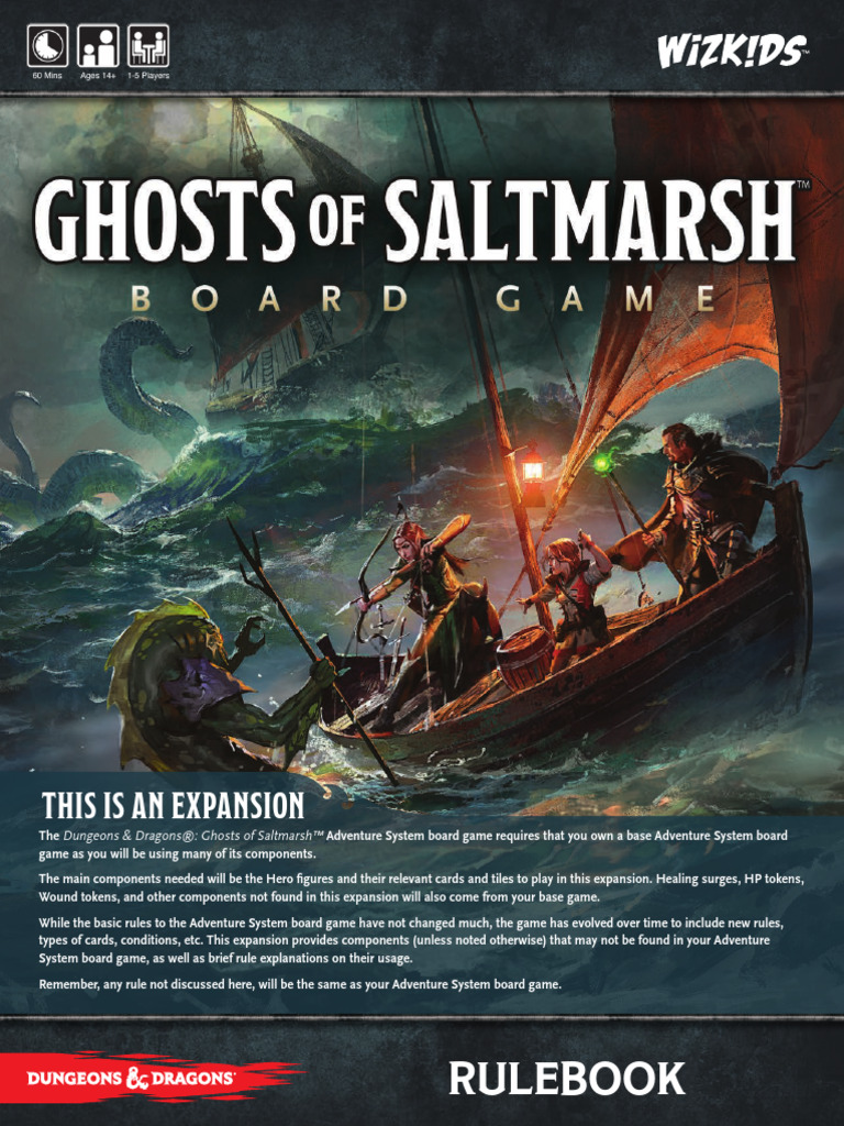 Ghosts of Saltmarsh Expansion Rules | PDF | Wizards Of The Coast ...