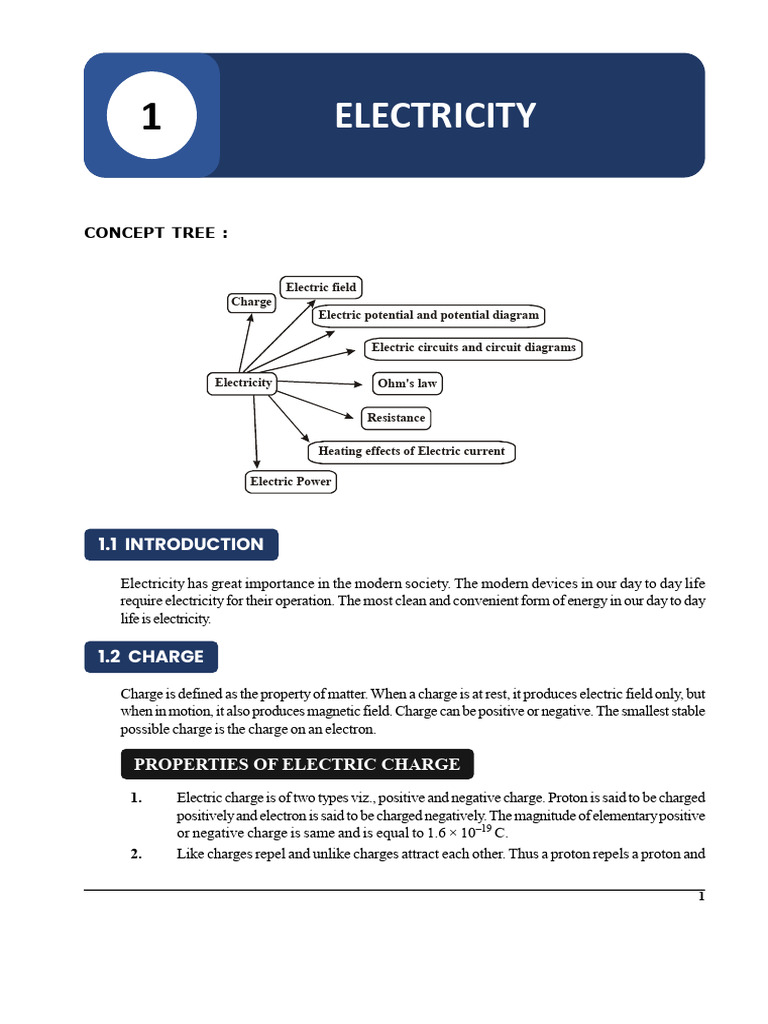 10th -PHY 1 Electricity WA.pdf | PDF | Electrical Resistivity And Conductivity | Electric Current