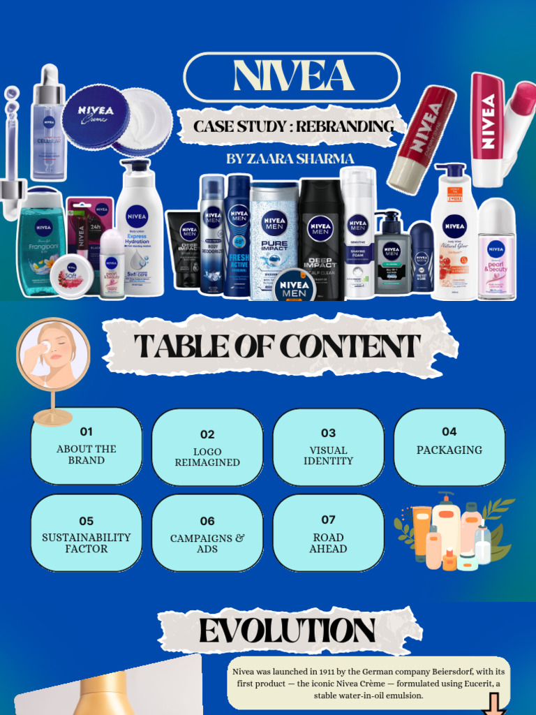 Nivea Rebranding Case Study Insights | PDF | Brand | Logos