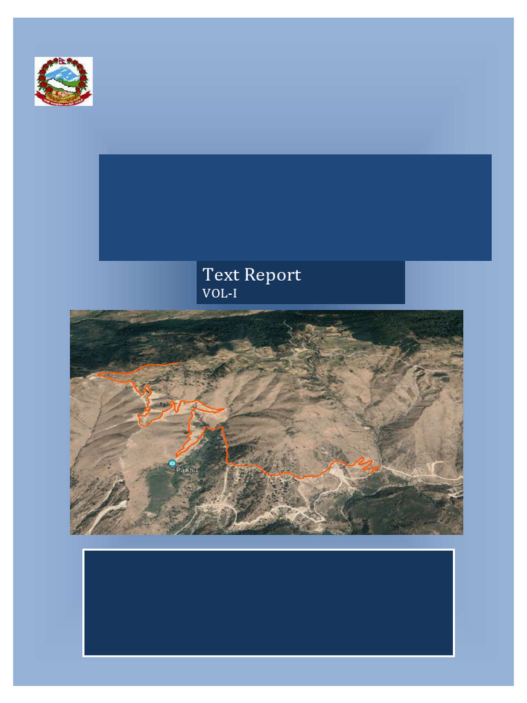 Gothi Khola Jeuka Road Project Report | PDF | Himalayas | Earth Sciences