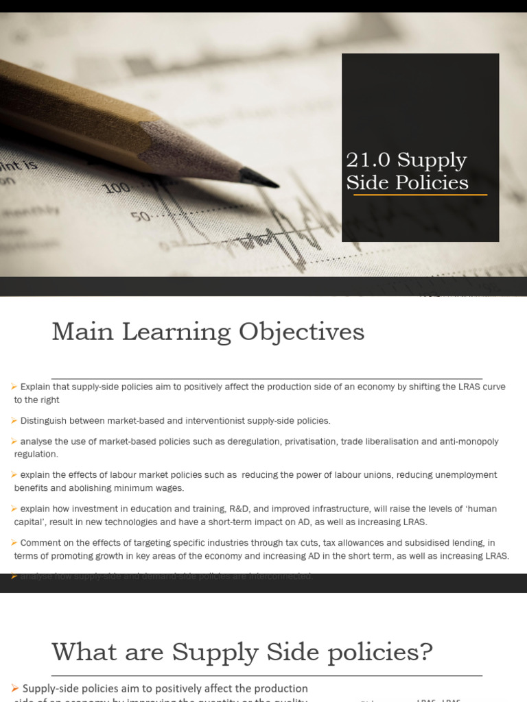21.0 Supply Side Management Policy | PDF | Supply Side Economics ...