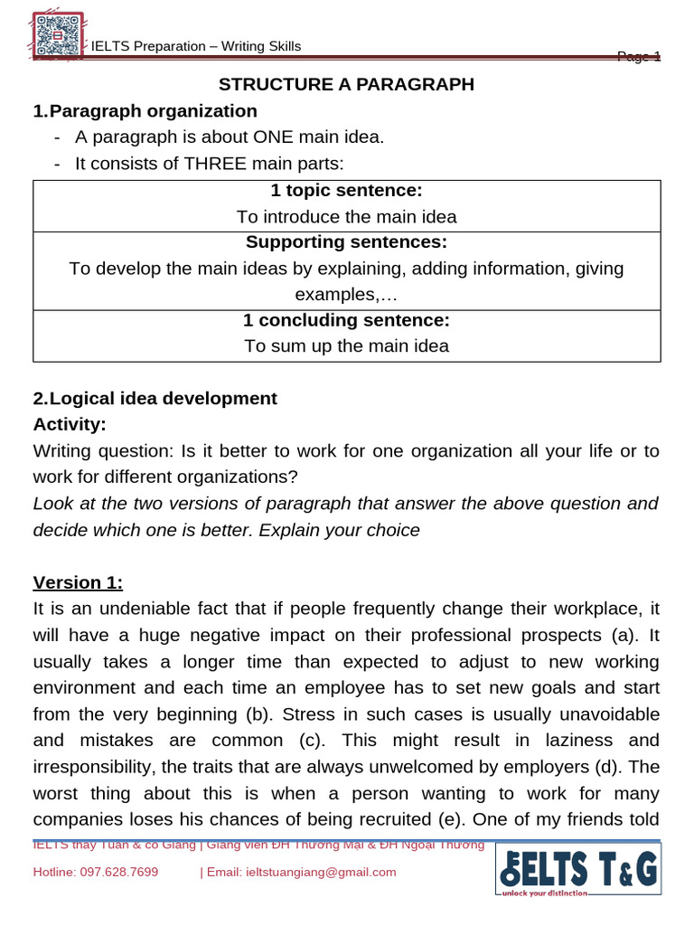 (INT) Structure A Paragraph - Student | PDF | Air Pollution | Pollution