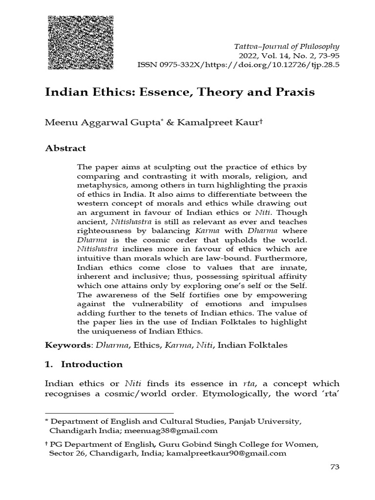 3387-Article Text-9271-1-10-20230427 (1) | PDF | Dharma | Karma