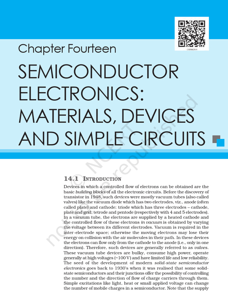 Semiconductor Electronics Overview | PDF | P–N Junction | Doping ...