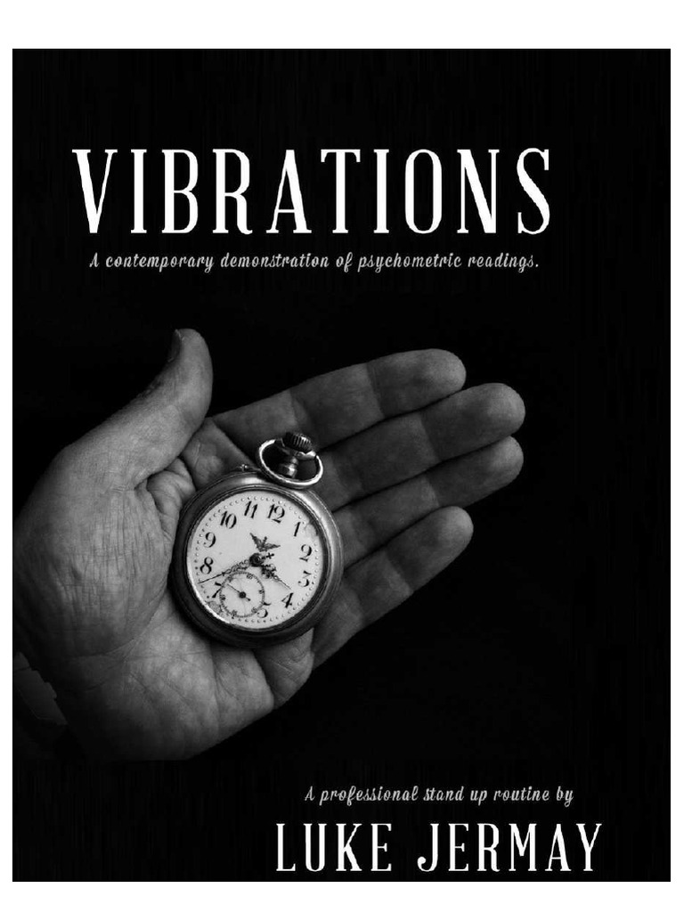Luke Jermay - Vibrations | PDF | Mentalism
