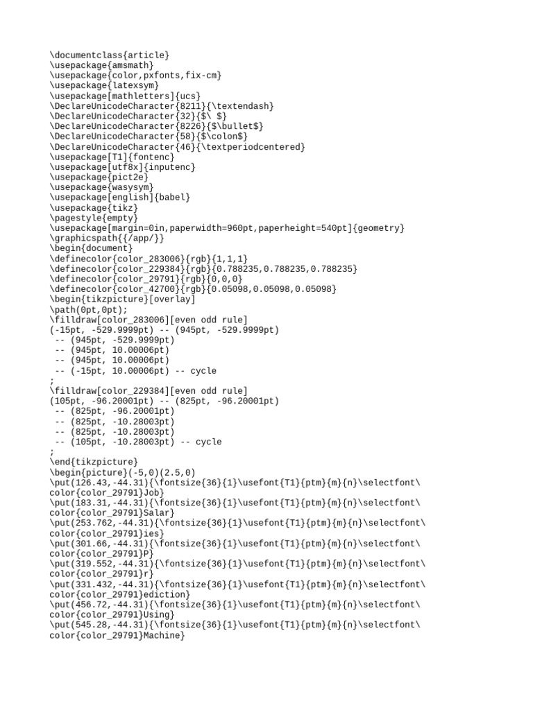 Code For PPT Overleaf by Latex | PDF