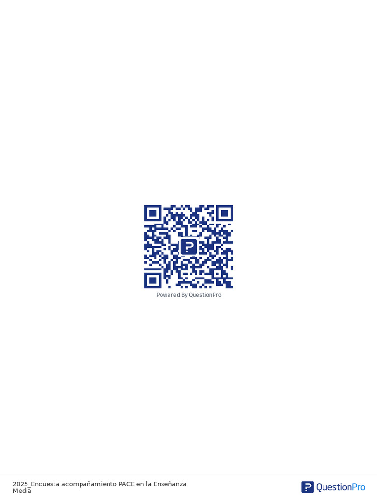 Código QR Encuestas Estudiantes PEM 2025 | PDF